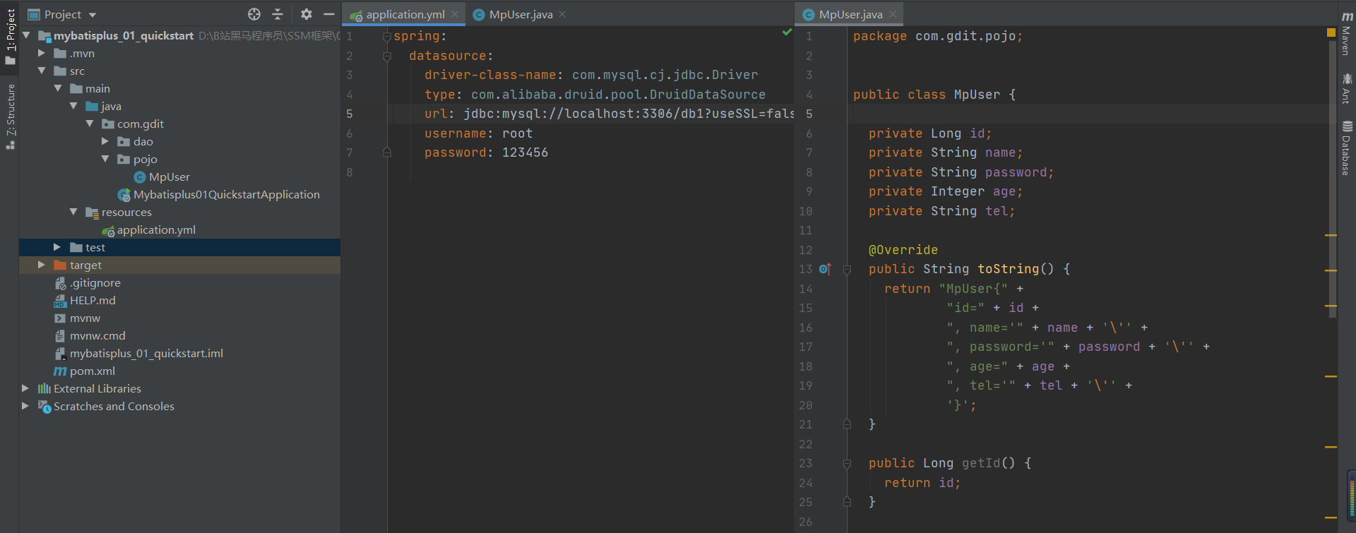 【SSM学习】06-MyBatisPlus_mybatisplus idtype 长度-CSDN博客