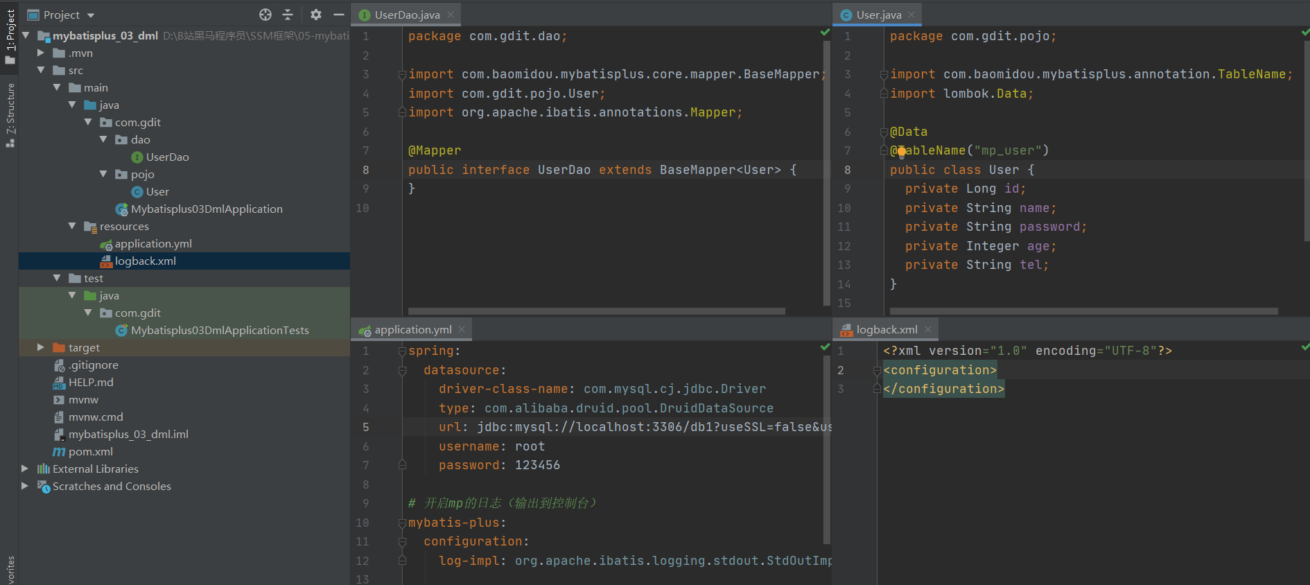 【SSM学习】06-MyBatisPlus_mybatisplus idtype 长度-CSDN博客