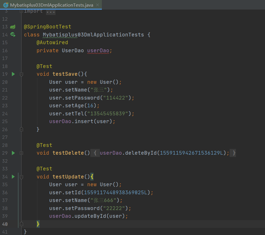 【SSM学习】06-MyBatisPlus_mybatisplus idtype 长度-CSDN博客